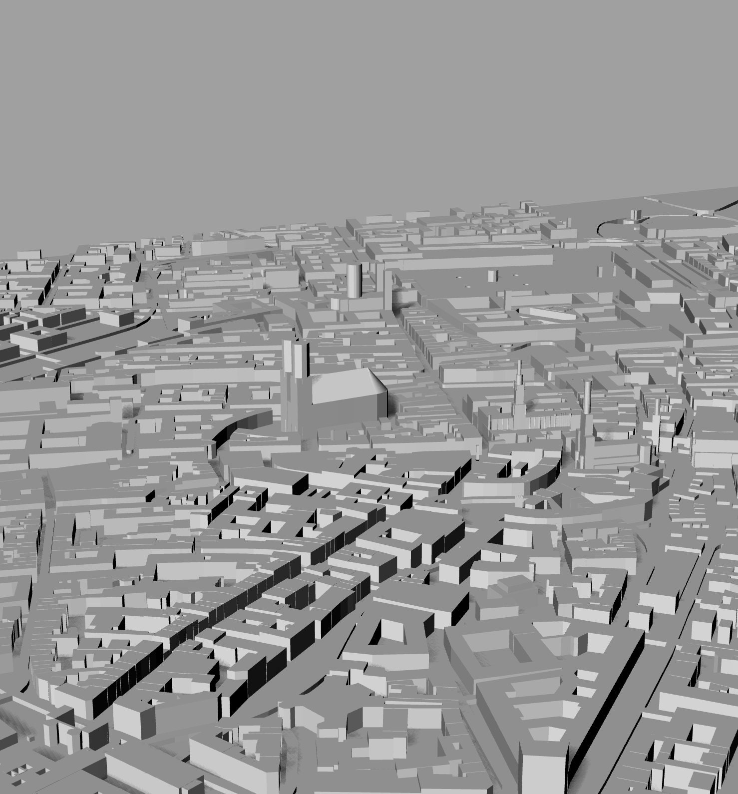 3D Munich | Digital Files | 3D STL File | Munich 3D Map | 3D City Art ...