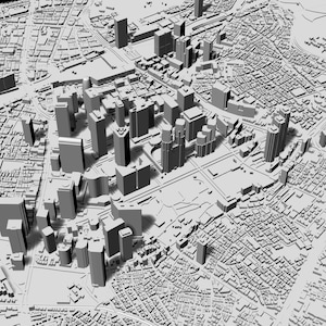 3D Tokyo | Digital Files | 3D STL File | Tokyo 3D Map | 3D City Art ...
