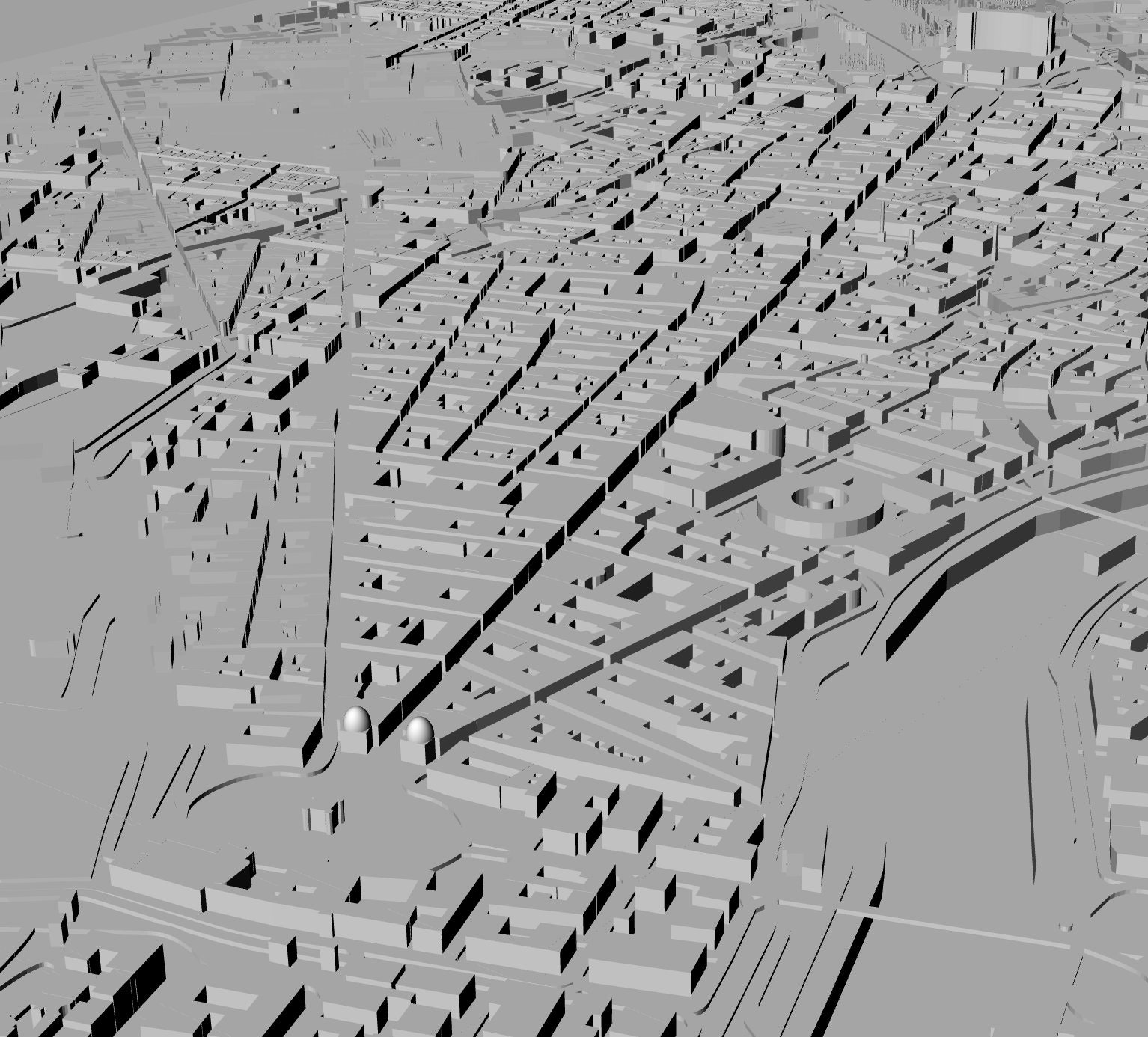 3D Rome | Digital Files | 3D STL File | Rome 3D Map | 3D City Art | 3D ...