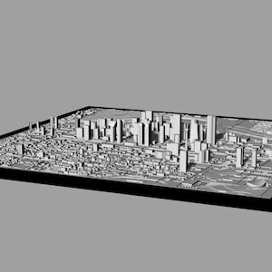 3D Calgary | Digital Files | 3D STL File | Calgary 3D Map | 3D City Art ...