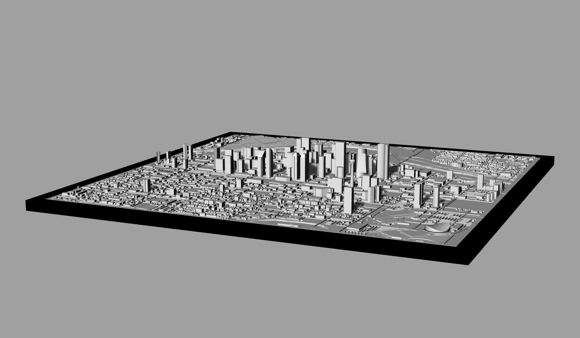 3D Calgary City Map | Printable STL File - Etsy Canada