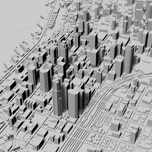 3D Seattle | Digital Files | 3D STL File | Seattle 3D Map | 3D City Art ...