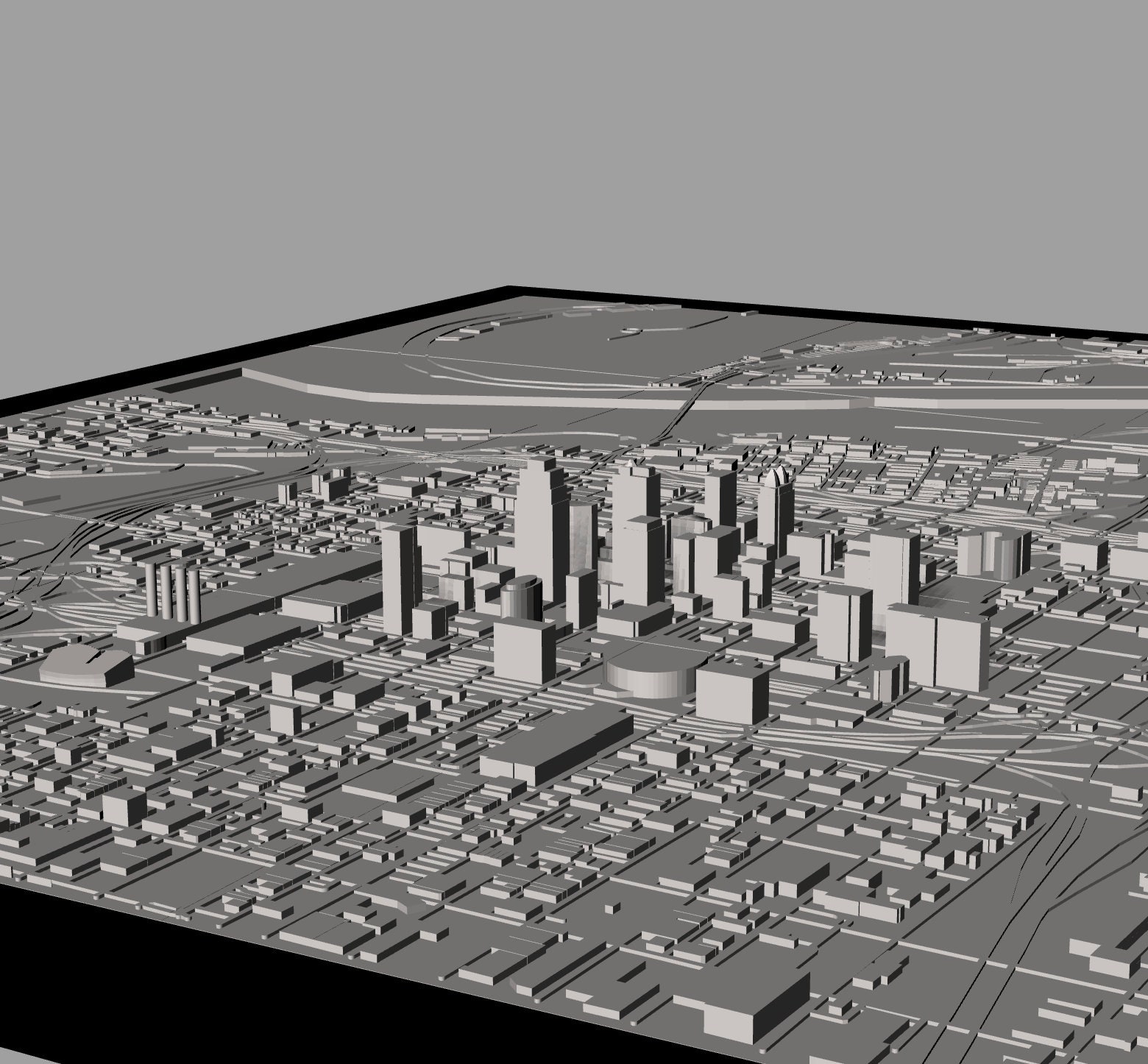 3D Kansas City Map | Detailed Cityscape Art (STL File) - Etsy