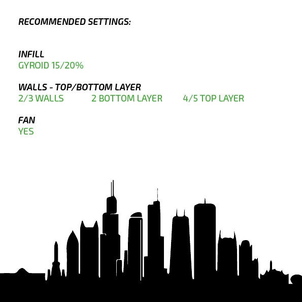 3D Atlanta | Digital Files | 3D STL File | Atlanta 3D Map | 3D City Art ...