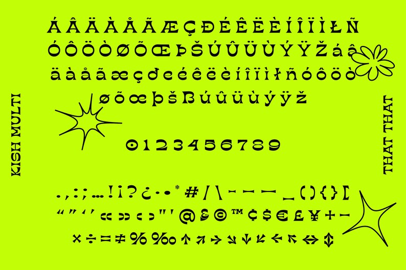 Kish Modern Retro Font - Etsy