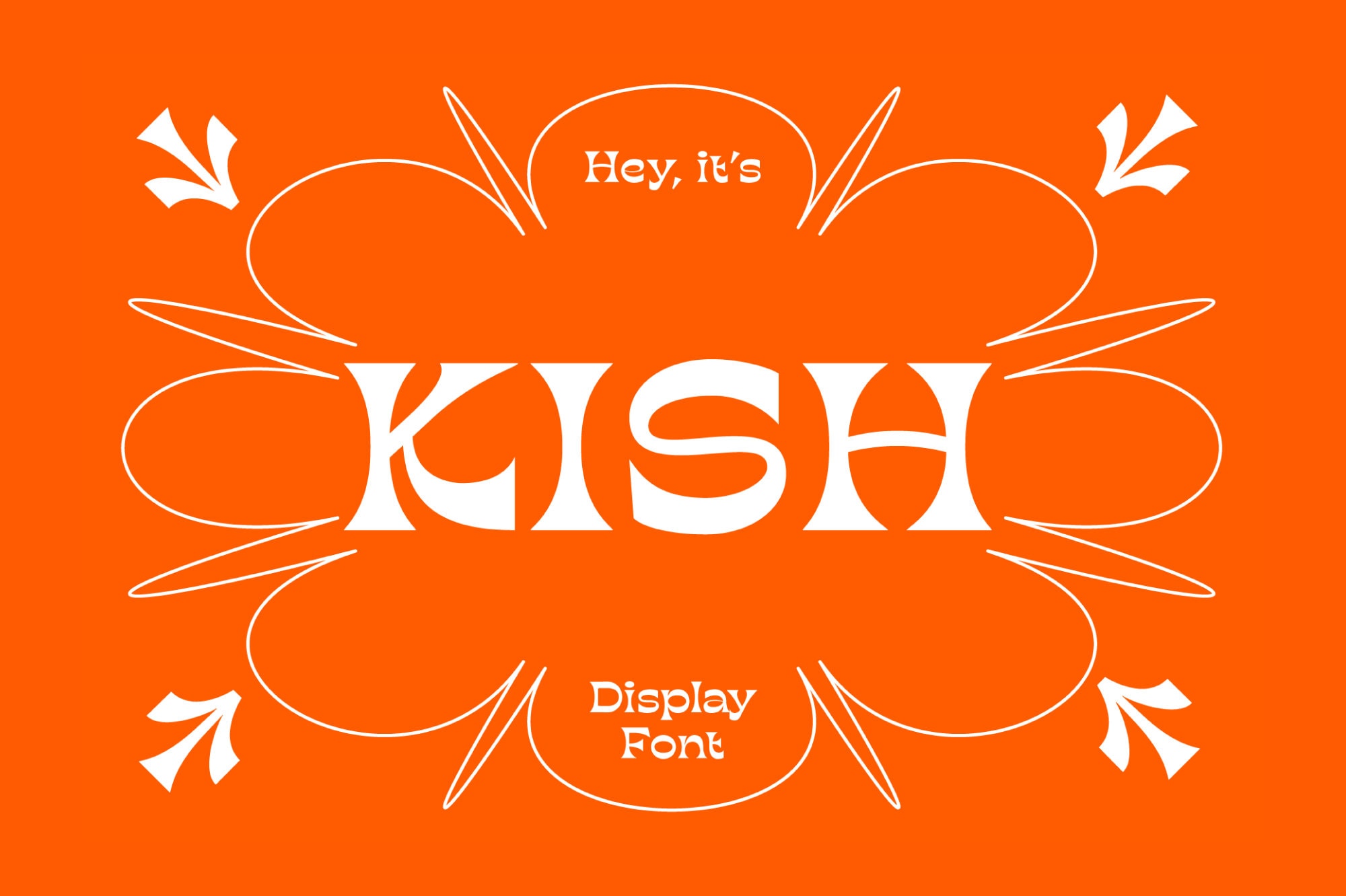Kish Modern Retro Font - Etsy