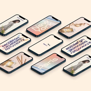 Baou Modern Sans Serif Font - Etsy