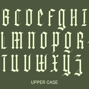 Fayte Modern Blackletter Font - Etsy