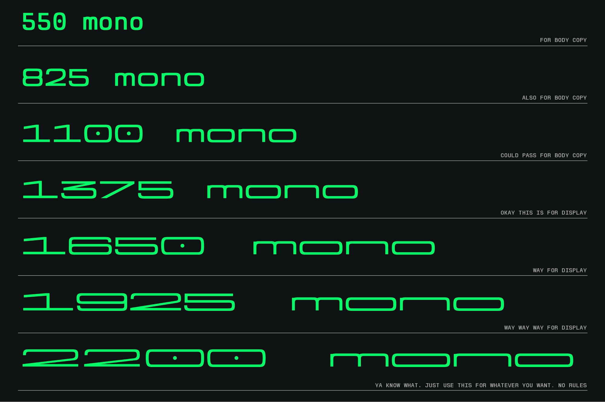 Mostest Mono Font Family + Logos: Monospaced Retro Futuristic Sans ...
