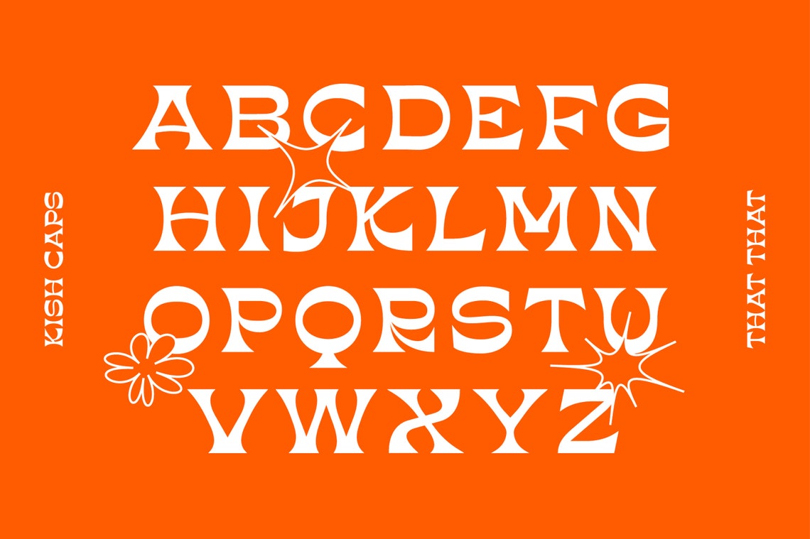 Kish Modern Retro Font - Etsy