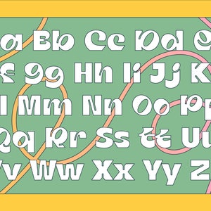 Tumb Fun Font Quirky Bold Letters - Etsy