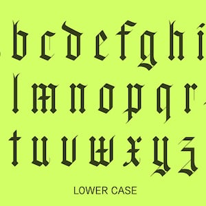 Fayte Modern Blackletter Font - Etsy
