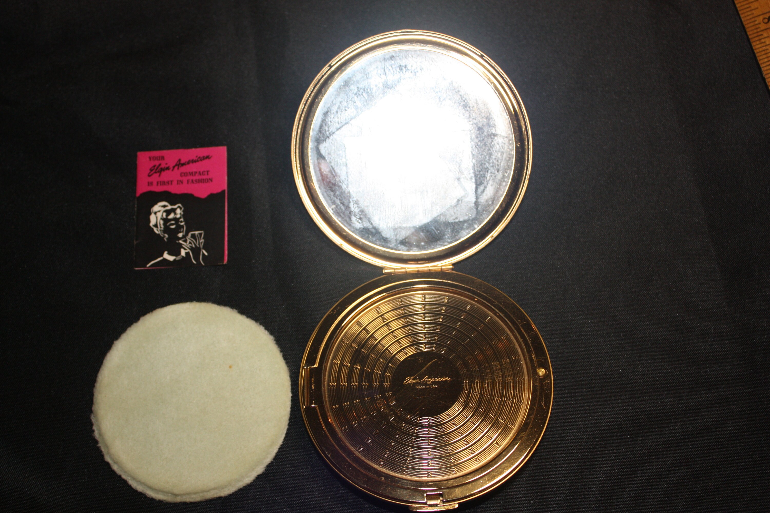 Vintage Elgin American Powder Compact - Etsy
