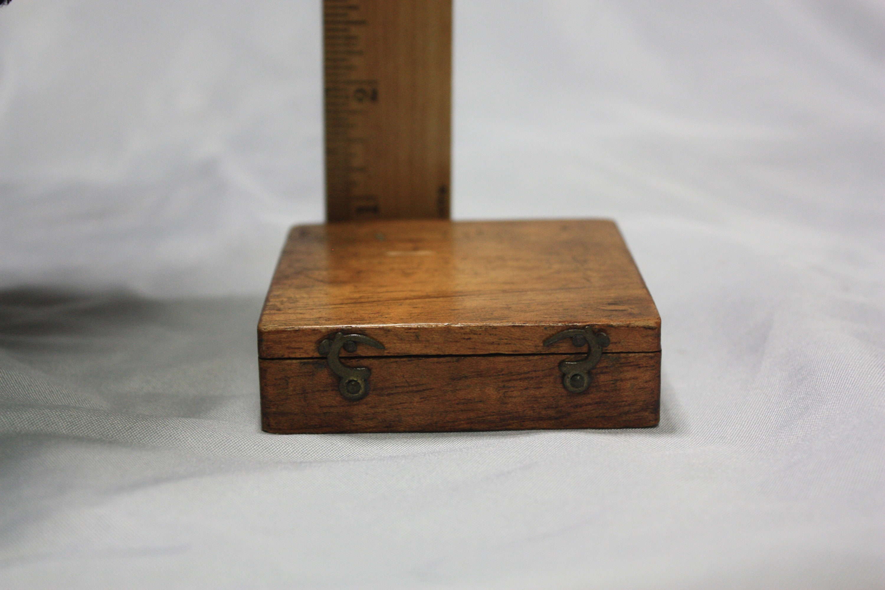 Antique Wood Cased Compass, Hinged With Hook Clasps - Etsy