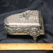 Vintage Silver Plated, Piano Shaped Musical Trinket Box. Cherub With ...