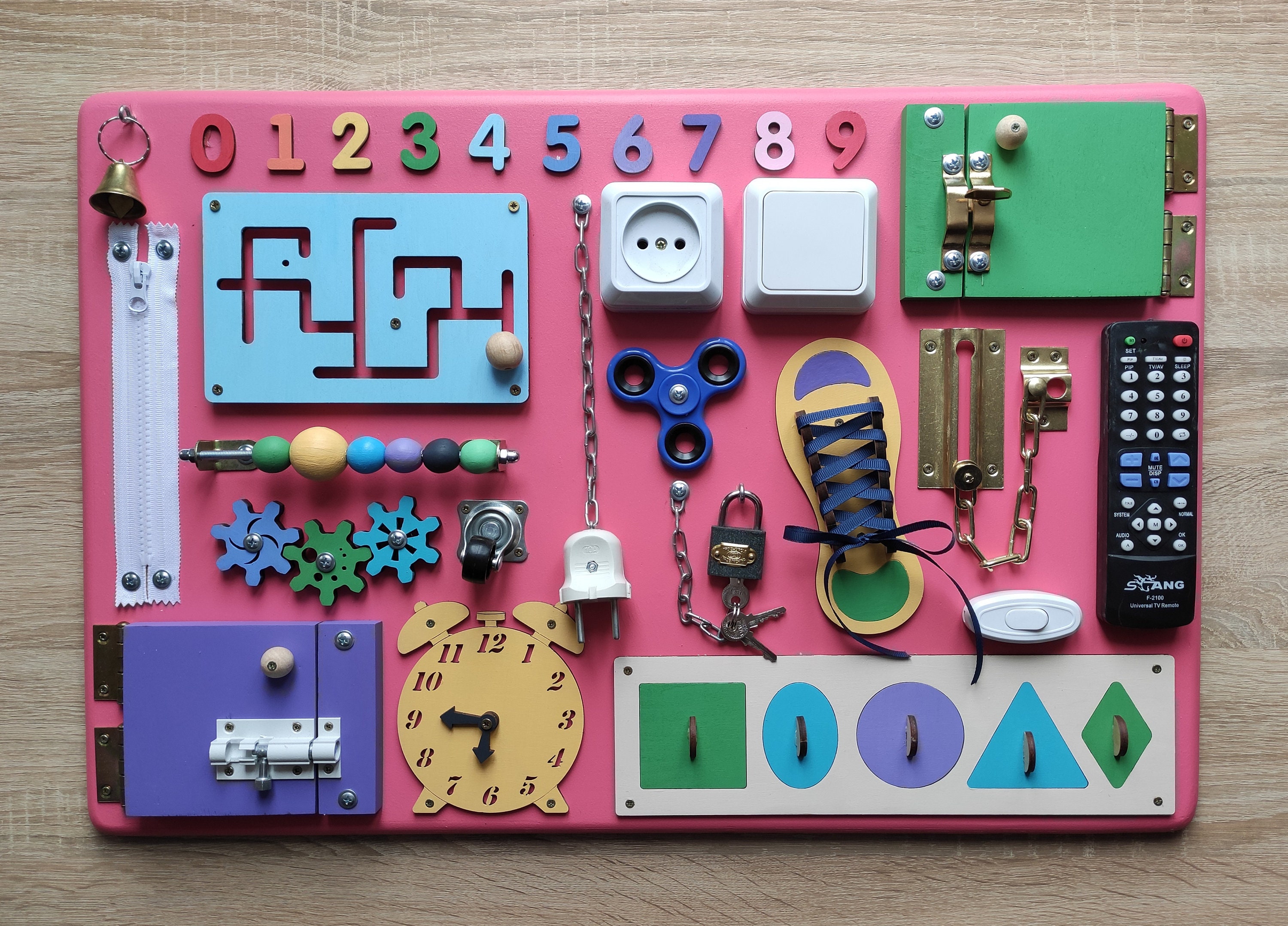 Montessori BoardMontessori toyToddler Busy BoardFast | Etsy