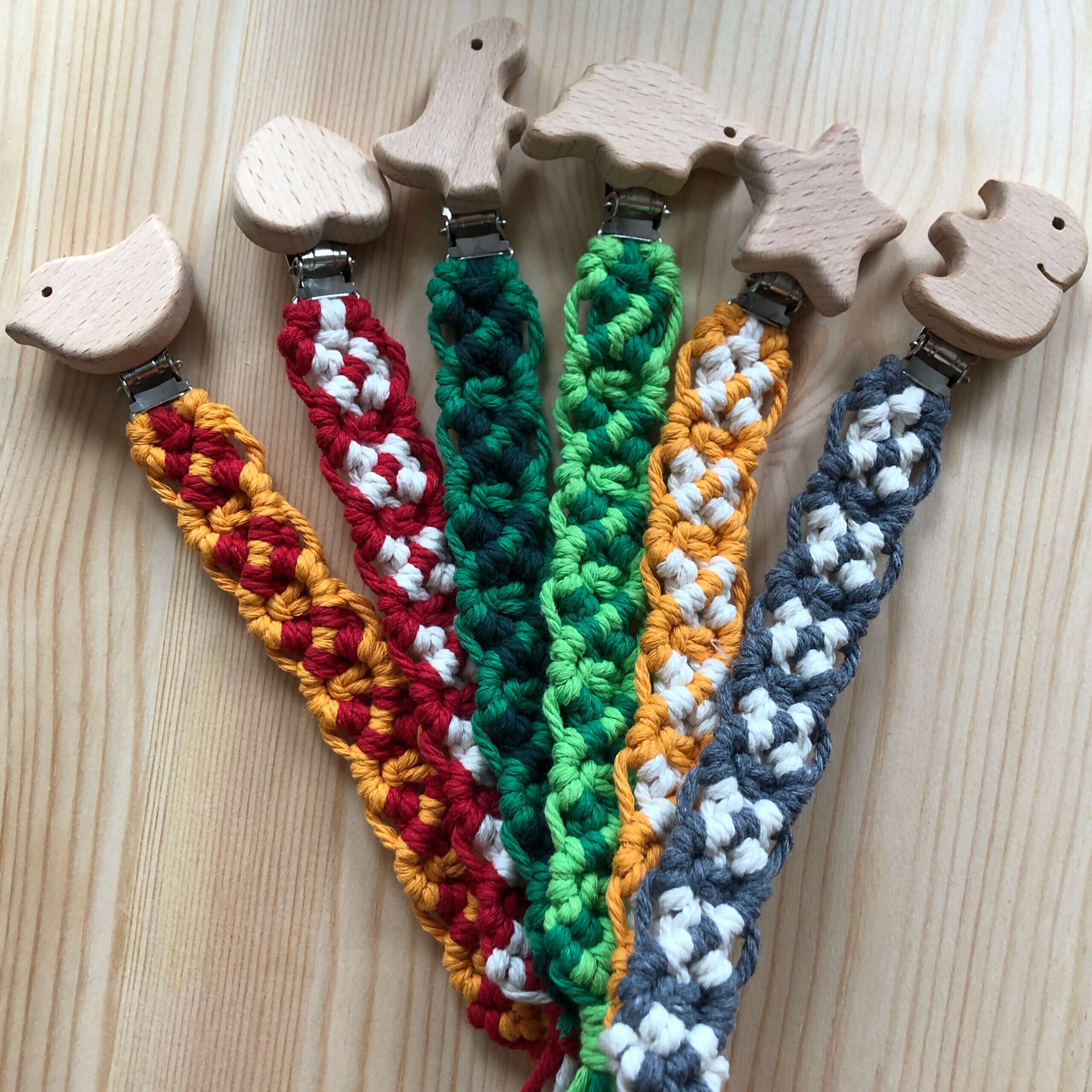 Personalized Personalized Pacifier Chain Macrame Pacifier Chain Macrame ...