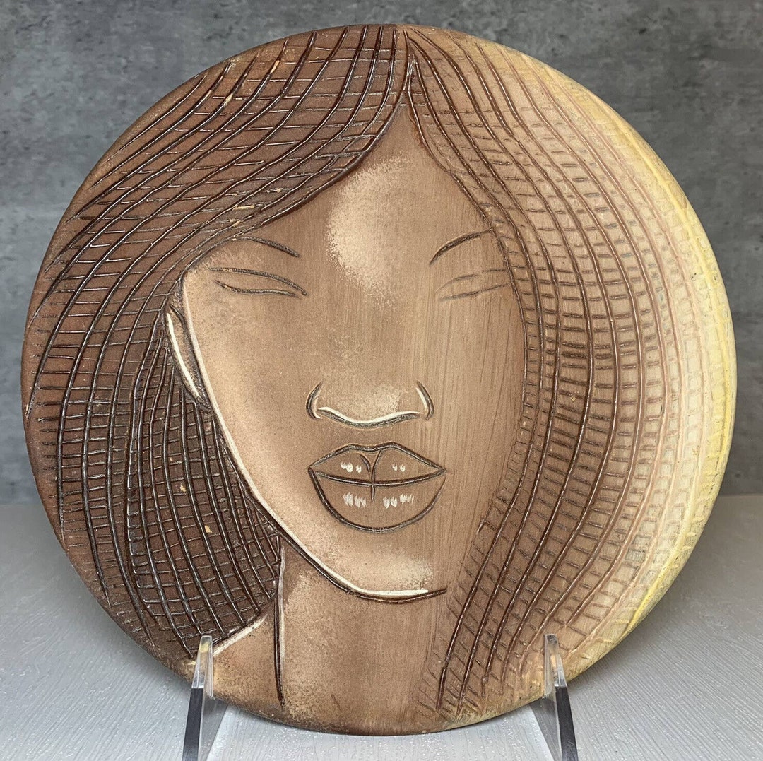Vintage Homer Brown Jamaican Art Pottery Wassi Black Woman 8 ...