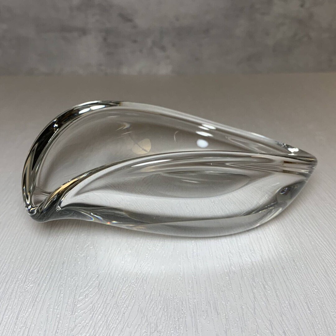Vintage Stromberg Strombergshyttan Sweden Clear Abstract Art - Etsy