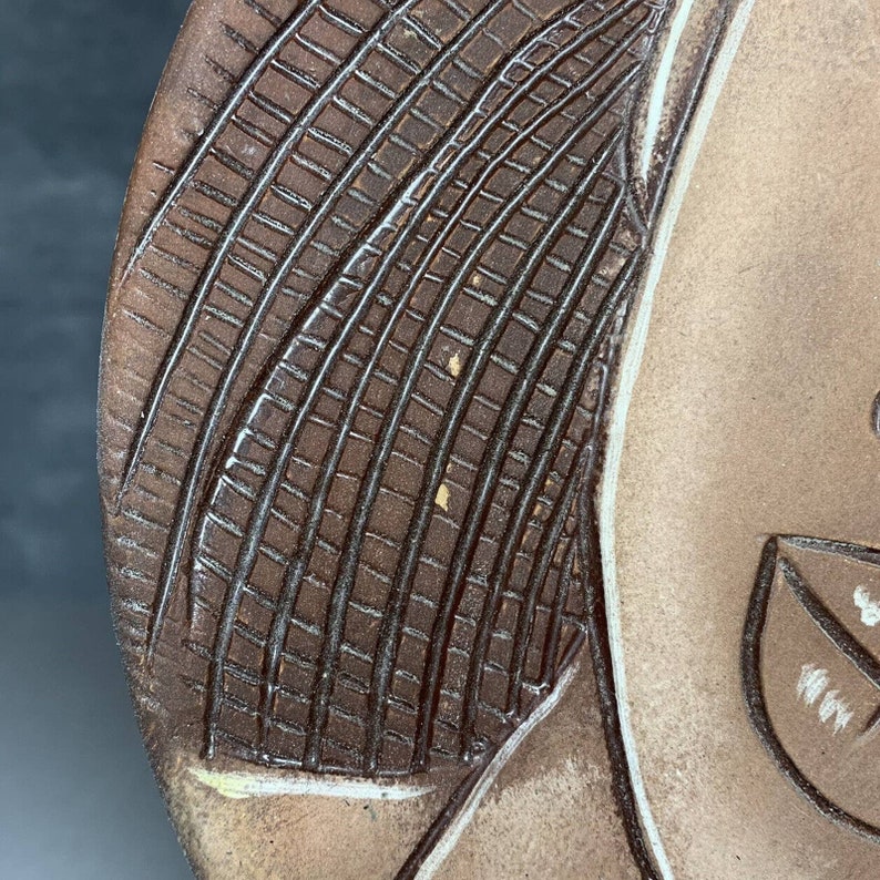 Vintage Homer Brown Jamaican Art Pottery Wassi Black Woman 8 ...