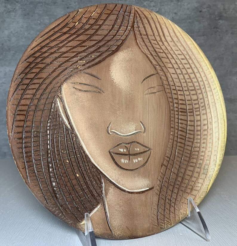 Vintage Homer Brown Jamaican Art Pottery Wassi Black Woman 8 ...