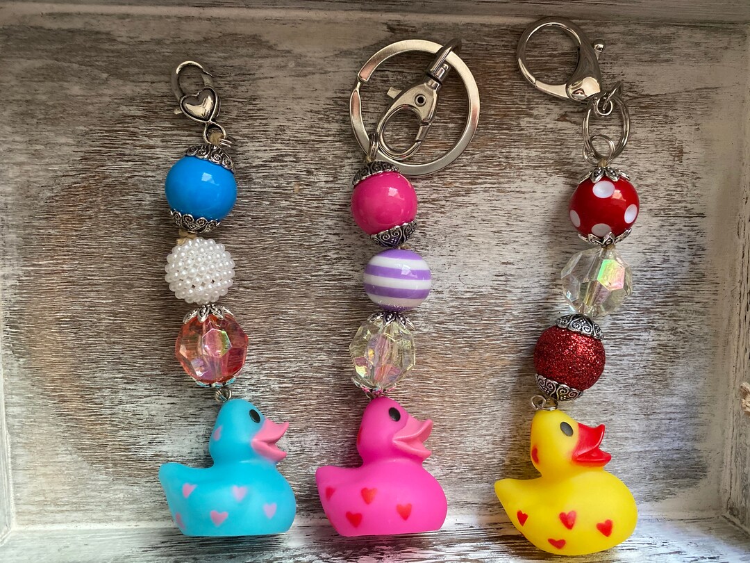 Ducky Keychain - Etsy