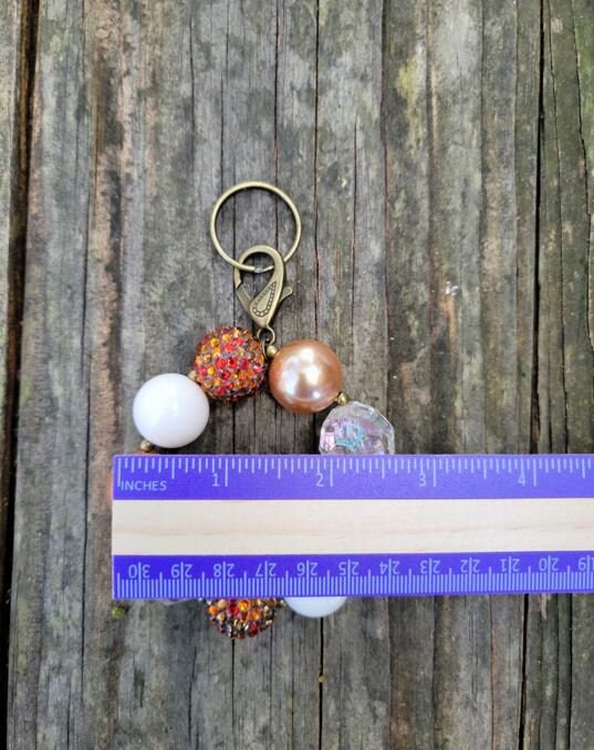Autumn Collection: Bubblegum Bead Keychain Bracelets - Etsy