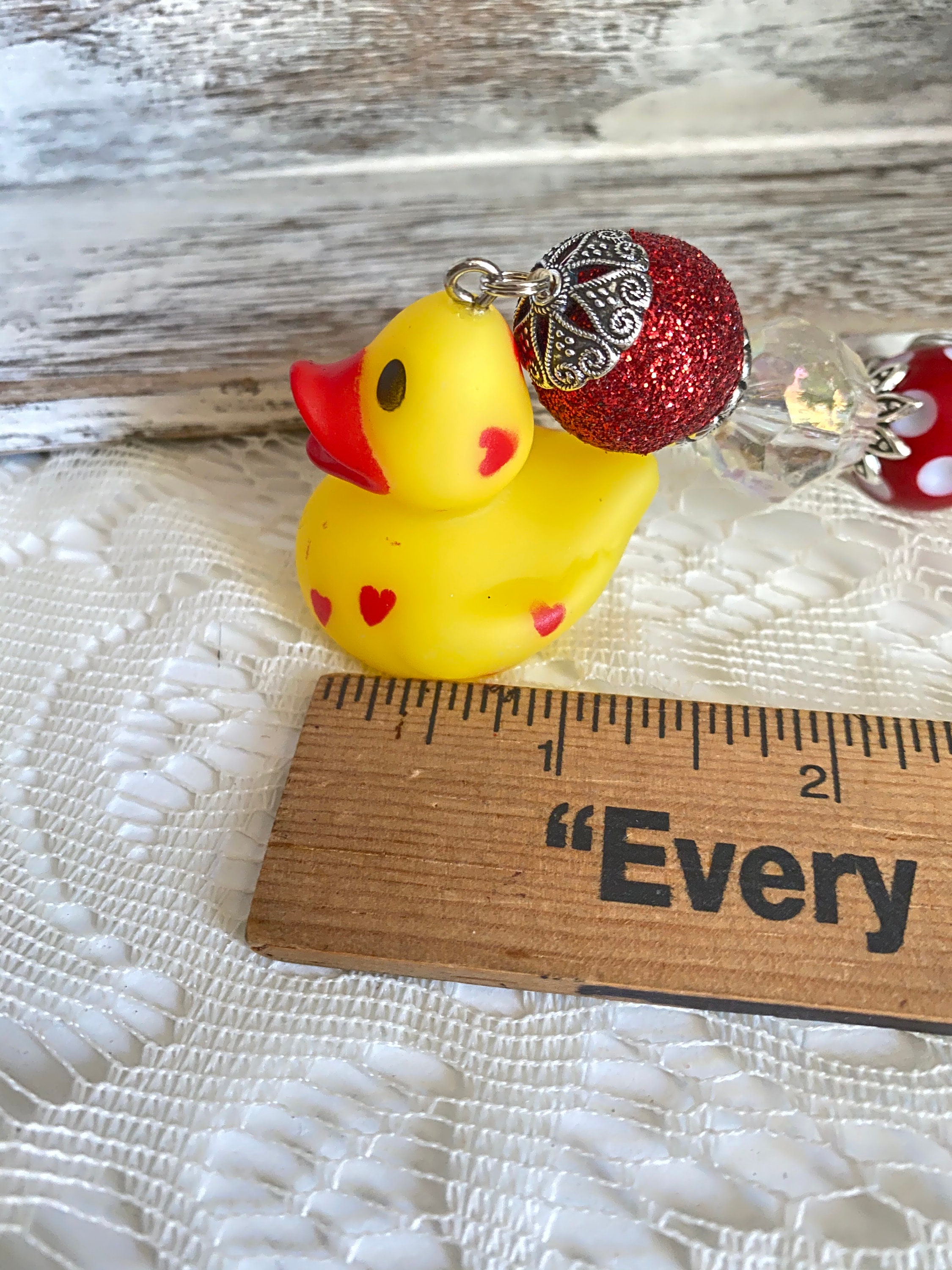 Ducky Keychain - Etsy