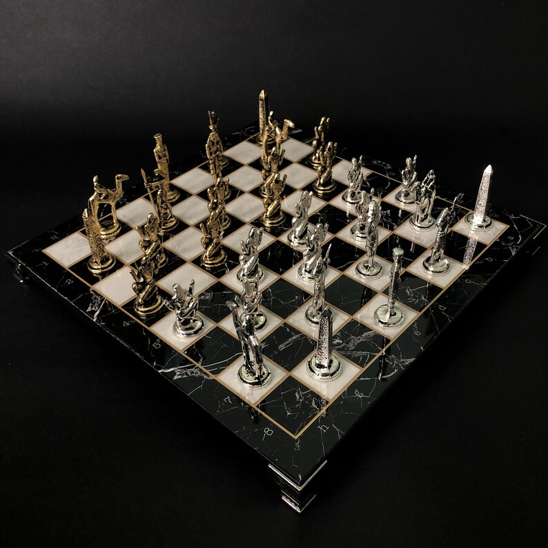 HISTORICAL ANCIENT EGYPT Chess Set Egyptian Pharaoh Chess | Etsy