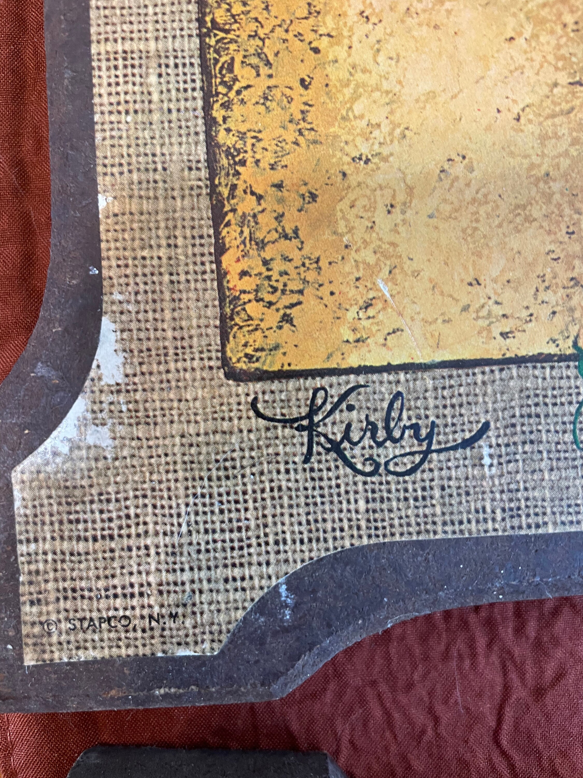 Stapco Lithographs Plaques by Kirby Pressed Wood - Etsy