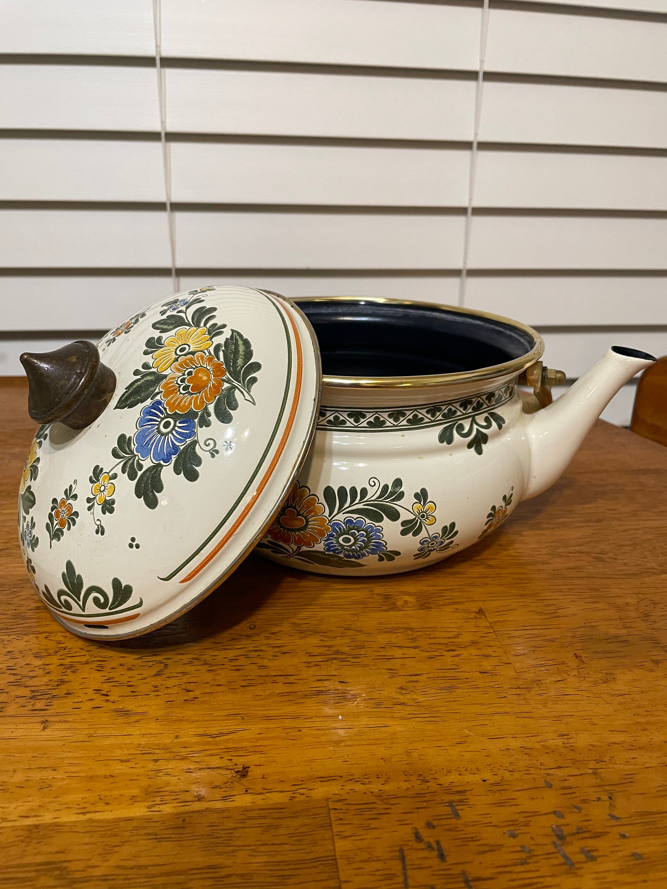 OSTO Vintage Enameled Teapot. - Etsy