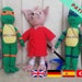 Teenage Mutant Ninja Turtles and Splinter Master, Amigurumi Crochet ...