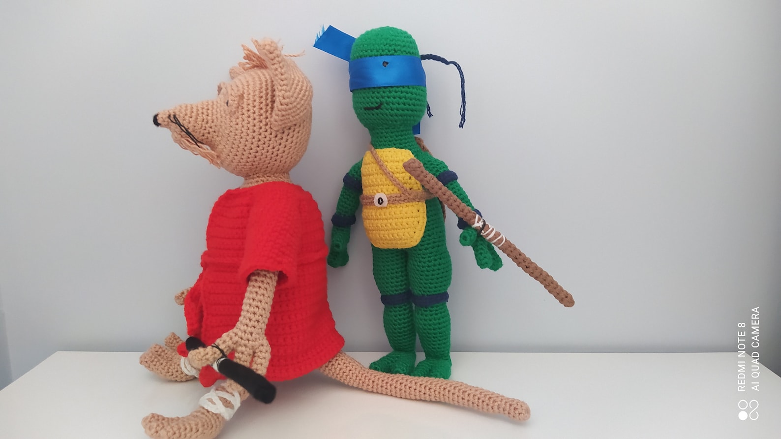 Teenage Mutant Ninja Turtles and Splinter Master, Amigurumi Crochet ...