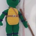 Teenage Mutant Ninja Turtles and Splinter Master, Amigurumi Crochet ...