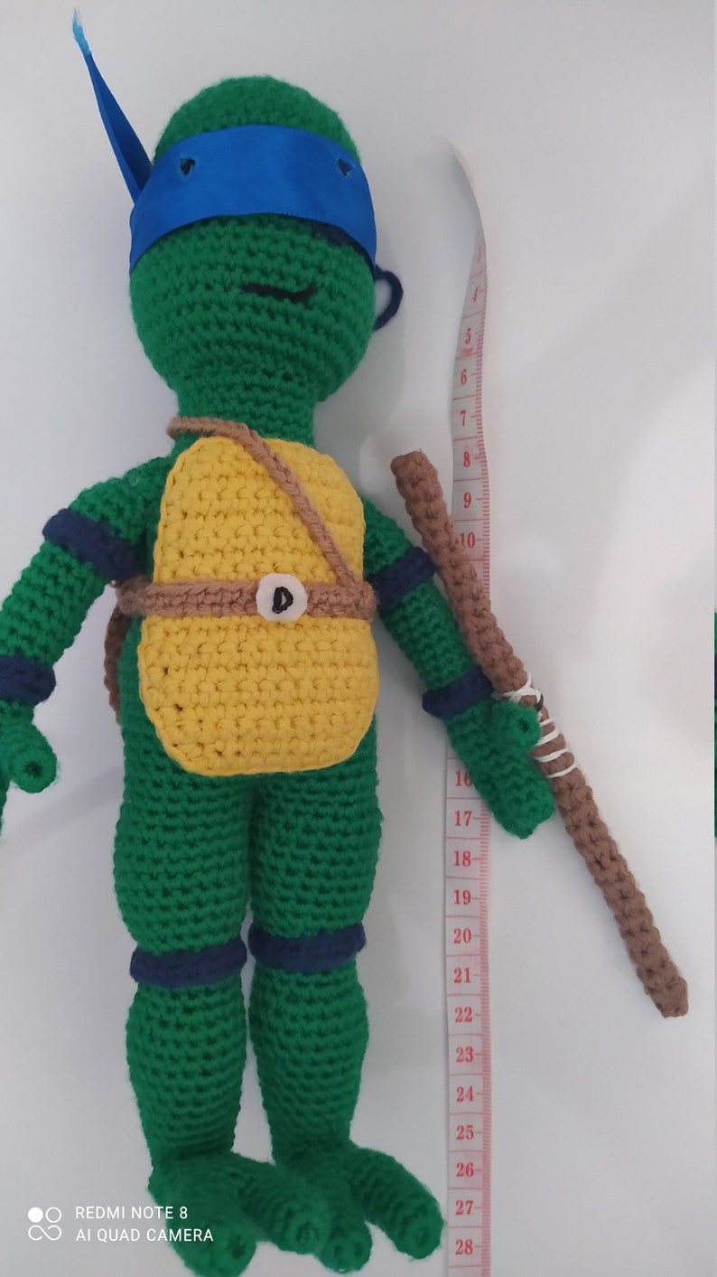 Teenage Mutant Ninja Turtles and Splinter Master, Amigurumi Crochet ...