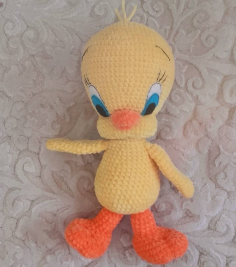 SYLVESTER and TWEETY, Amigurumi Crochet Pattern, Bird and Cat, Teaching ...