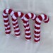 Crocheted Candy Canes, Christmas Candy Cane Decor, Crocheted Stuffed ...
