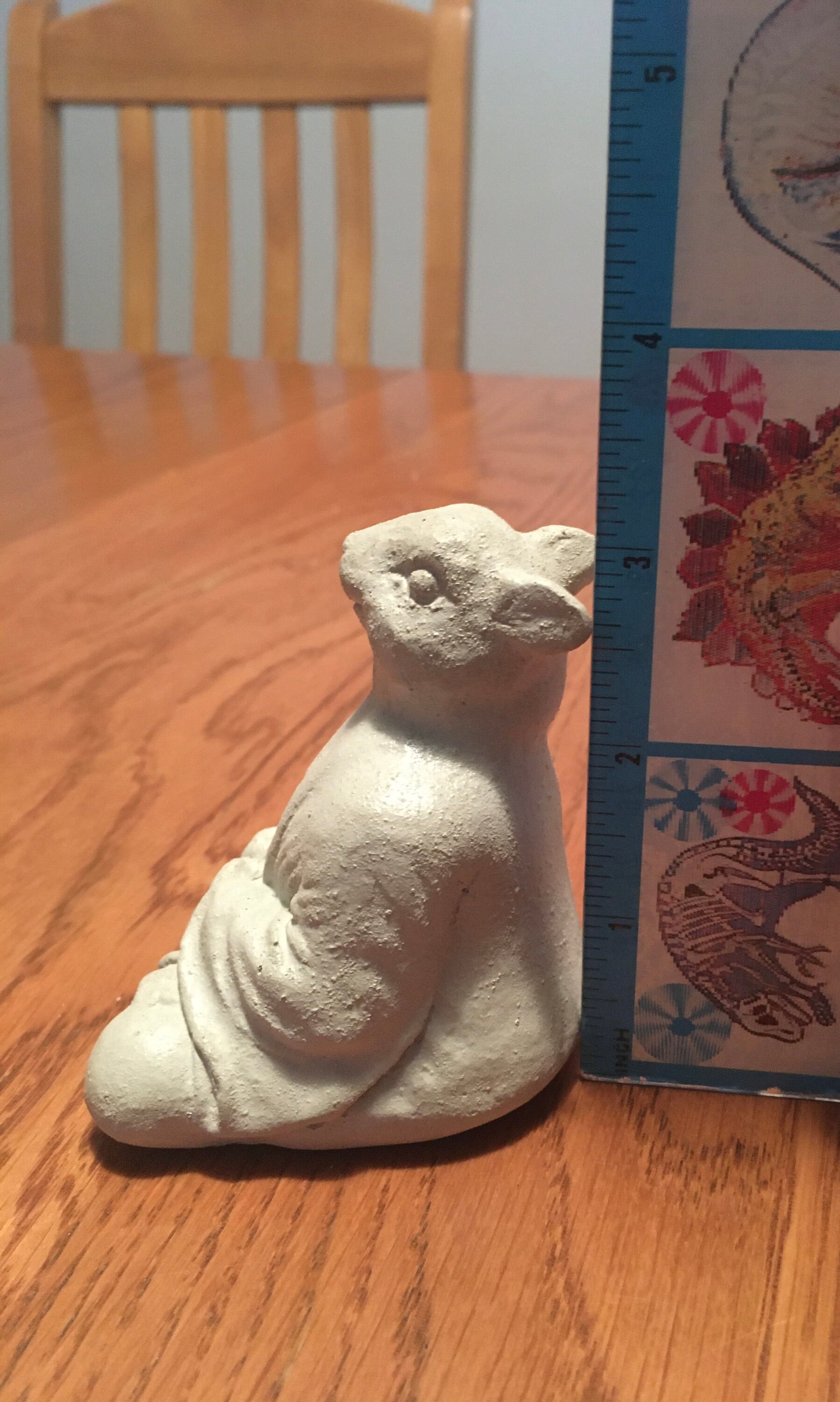 Cement Squirrel Statue. Outdoor or Indoor. Small Meditating Buddha Yoga ...