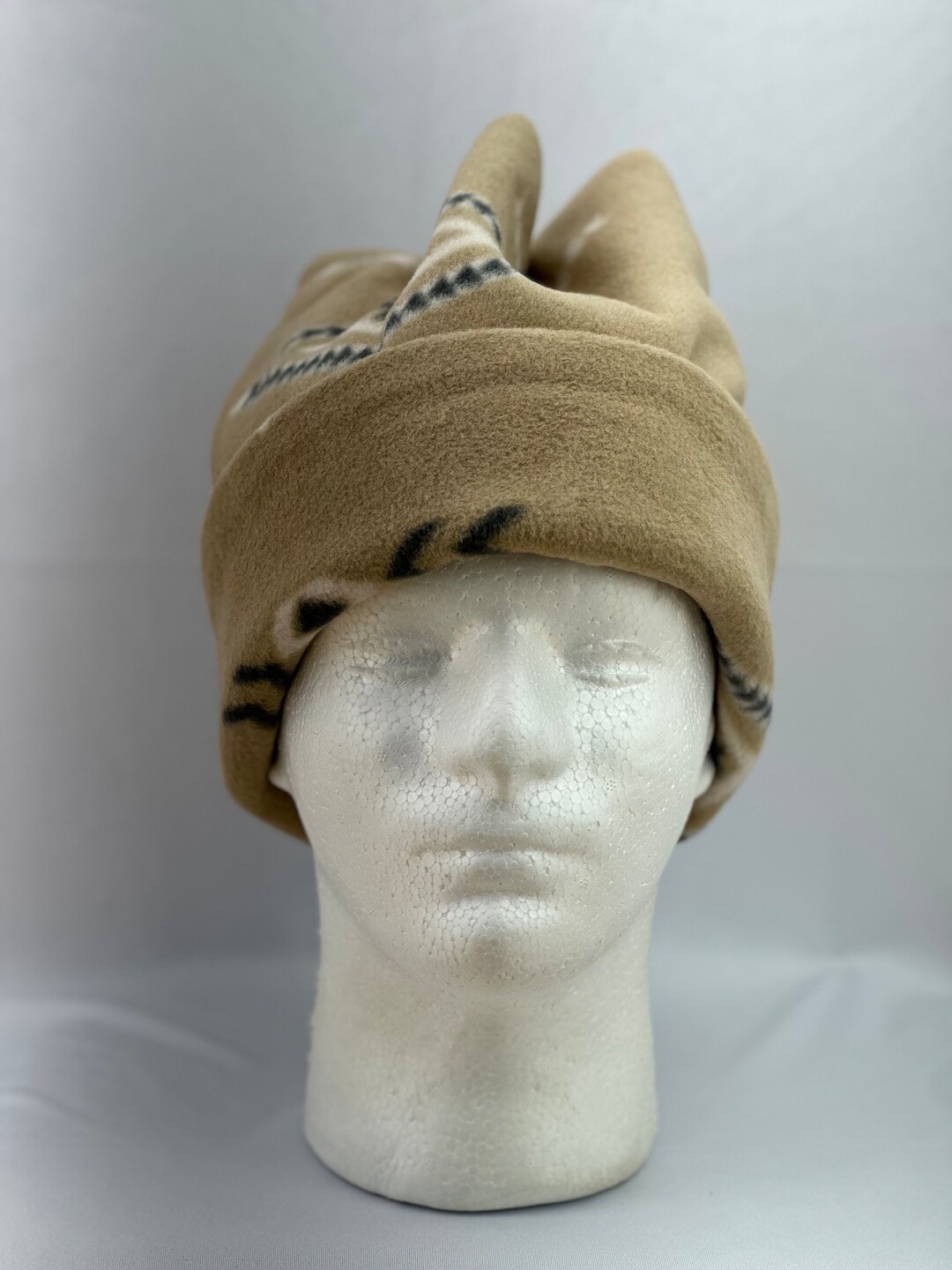 4 Point Retro Fleece Beanie - Etsy