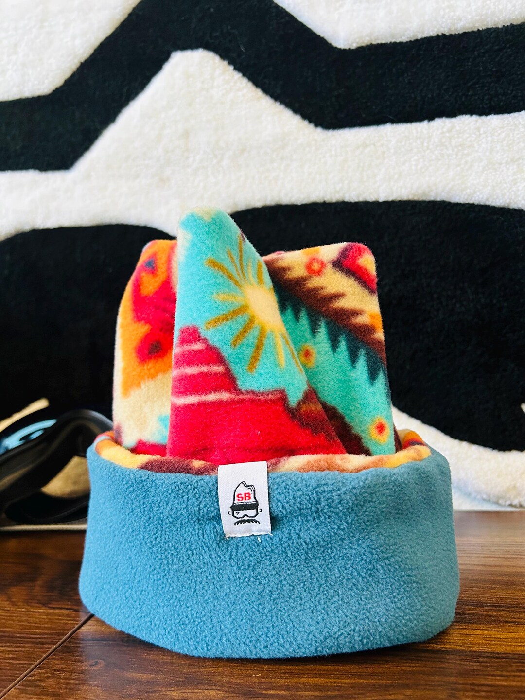 Retro Four Point Beanie - Premium 250gr High- Grade Fleece Handmade ...