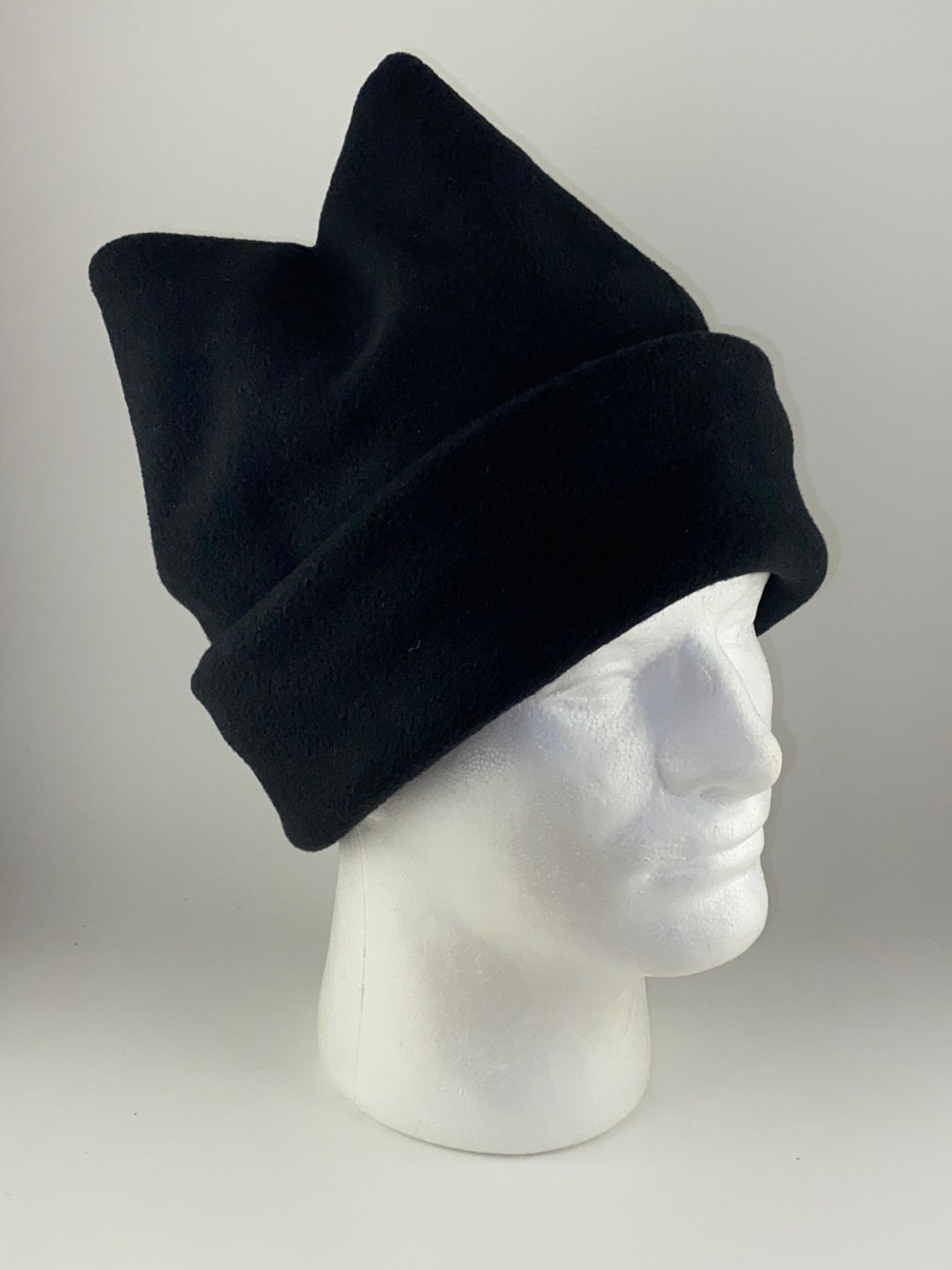 Handmade Cozy Retro Fleece Beanies - Etsy