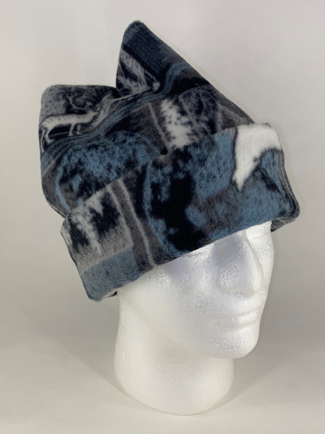 Super Cozy Retro Fleece Beanie, Double Layered Fabric for Extra Warmth ...