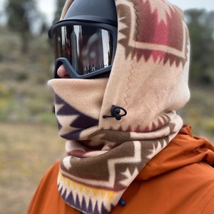 COZY Ski Hood Balaclava Snood. Fits Over Helmet - Etsy Sweden