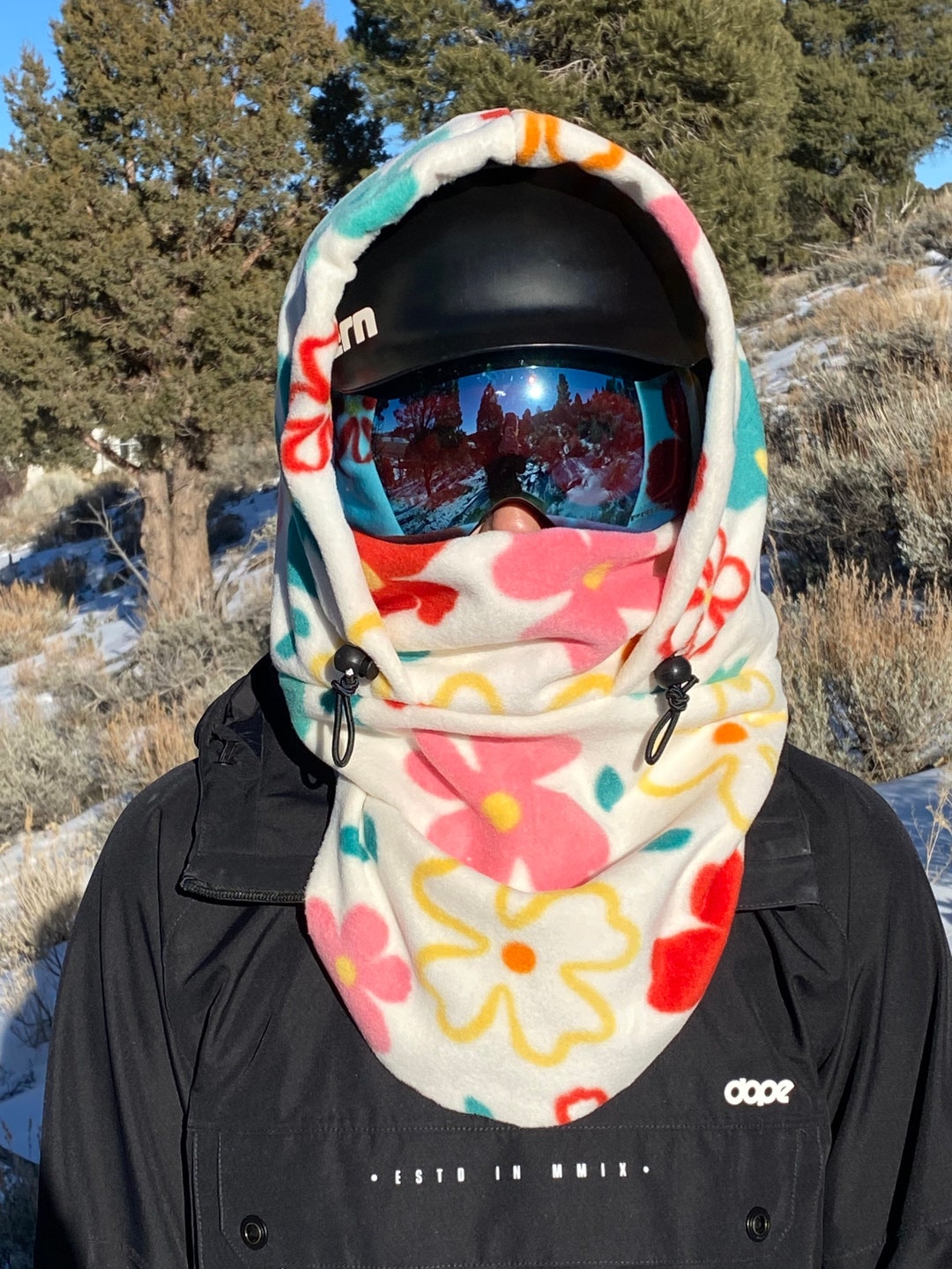 Fleece Ski Hood, Helmet Hood, Balaclava, Snoid Super Warm and Cozy ...