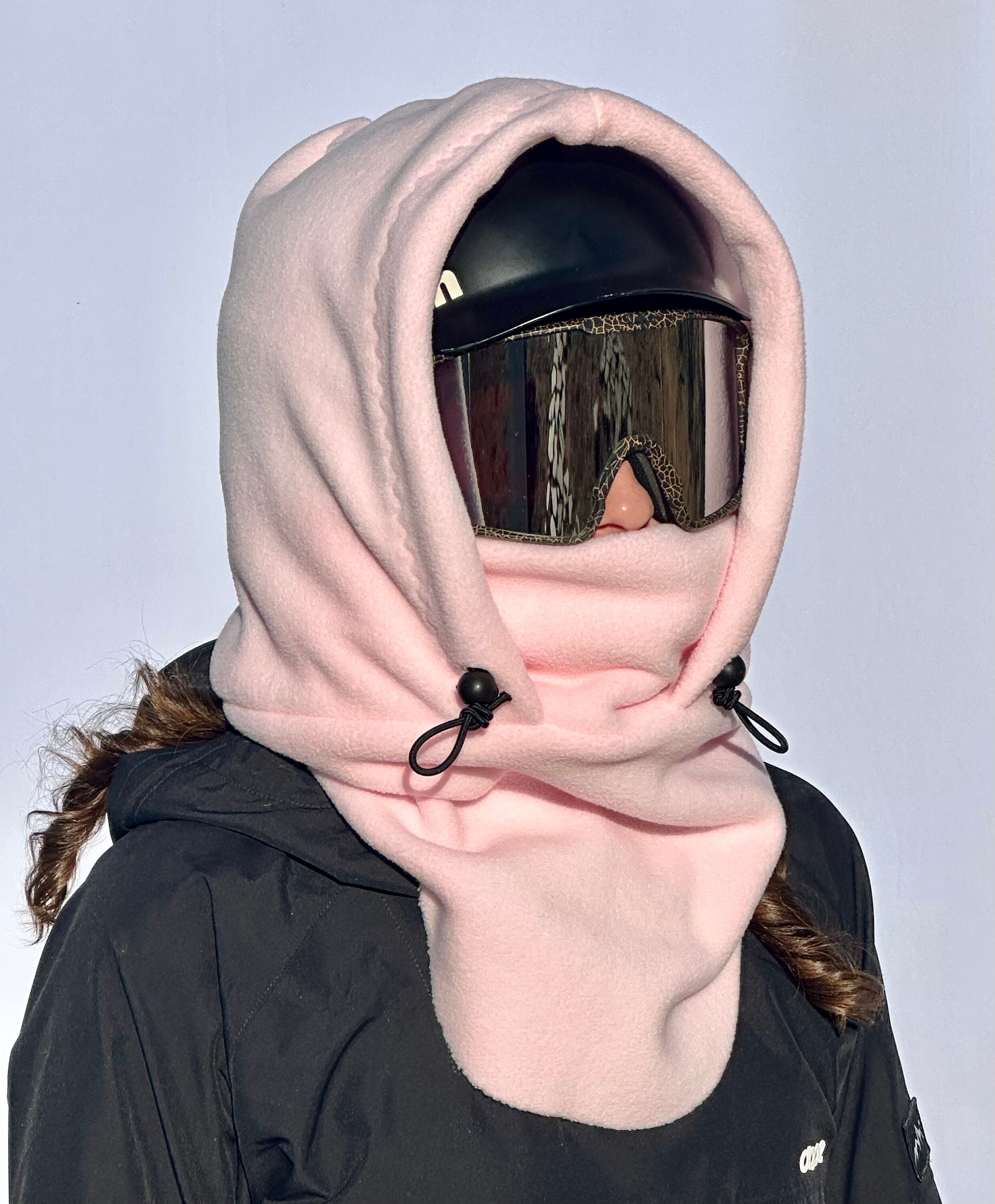 Fleece Ski Hood, Helmet Hood, Balaclava, Snoid Super Warm and Cozy ...