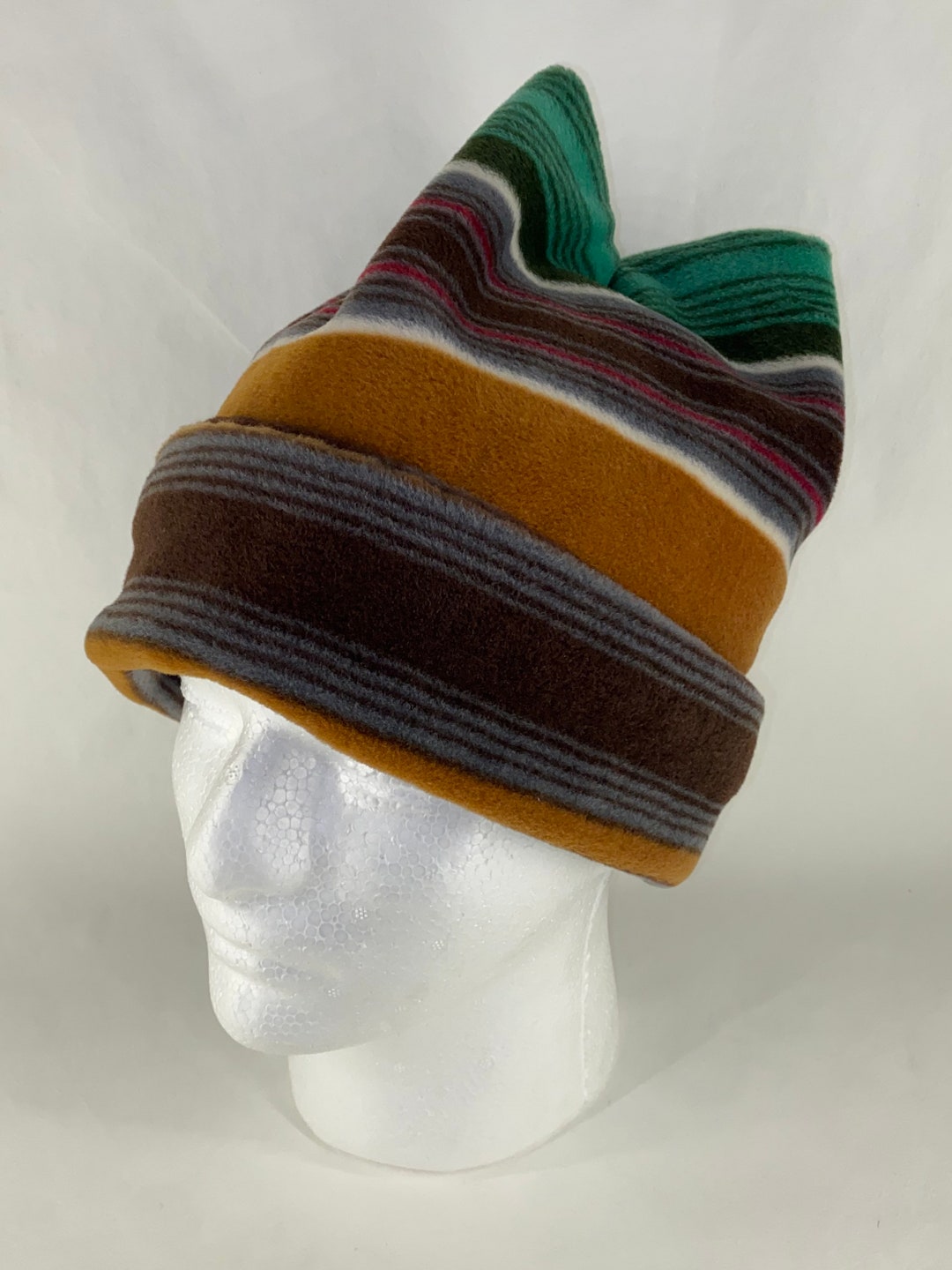 Retro Four Point Beanie - Premium 250gr High- Grade Fleece Handmade ...
