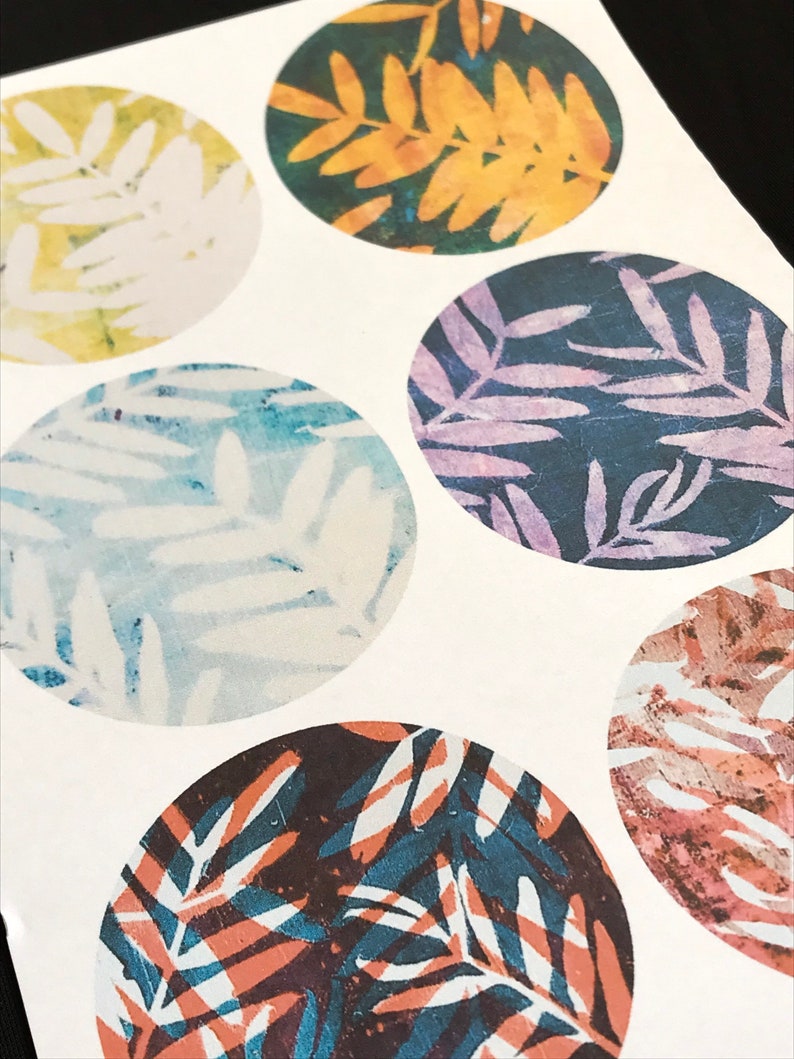 Mixed Media Art Stickers Set of 12 Art Journal Stickers Junk - Etsy