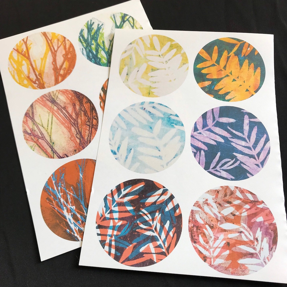 Mixed Media Art Stickers Set of 12 Art Journal Stickers Junk - Etsy