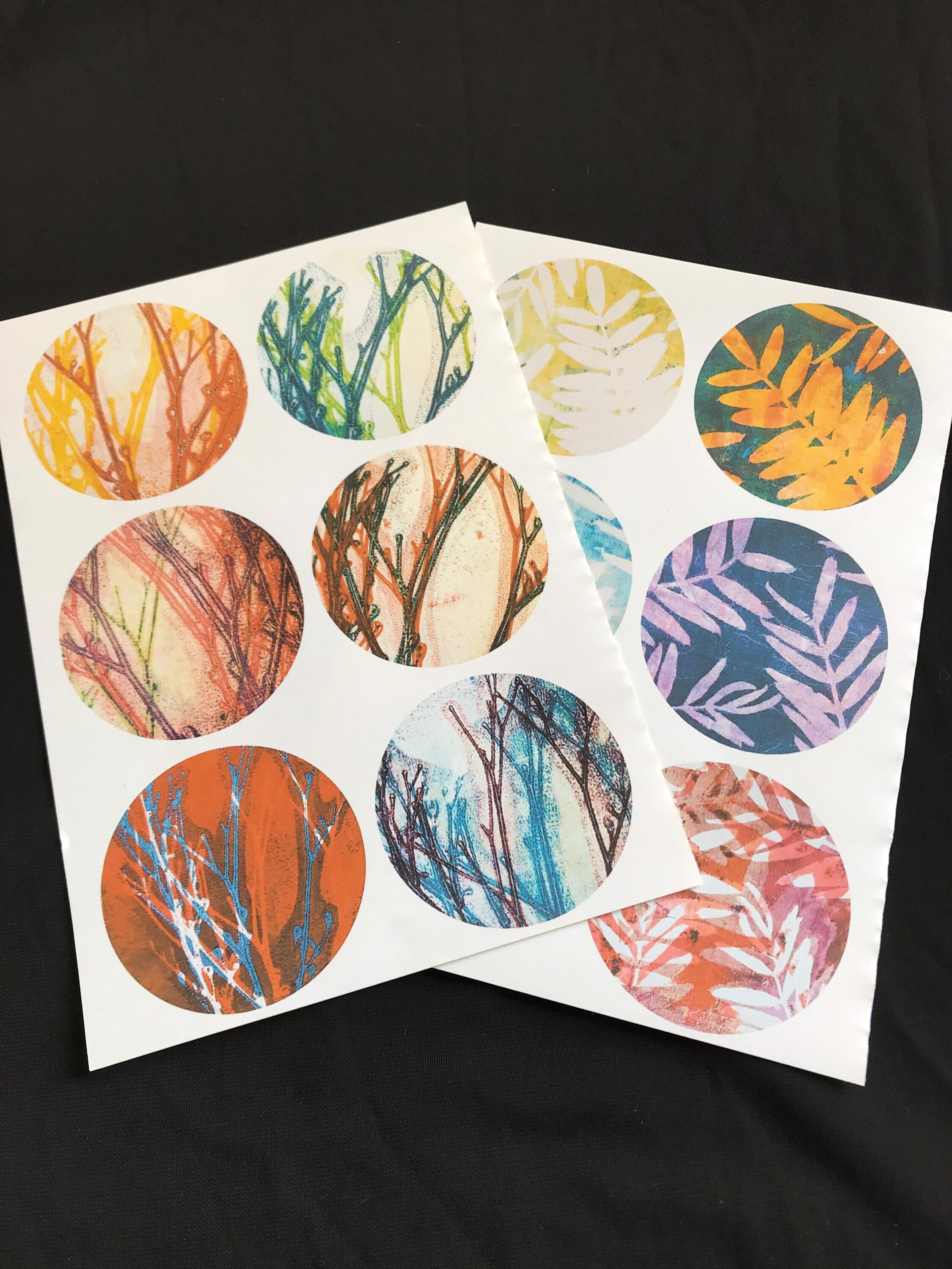 Mixed Media Art Stickers Set of 12 Art Journal Stickers Junk - Etsy