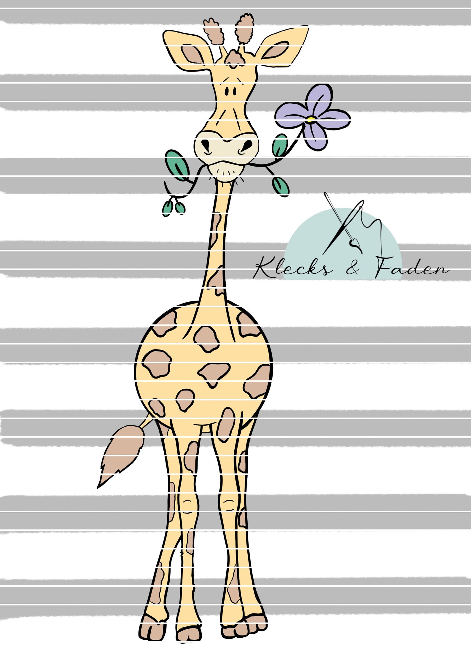 Giraffe Gustav // Plotterdatei / SVG / DXF - Etsy